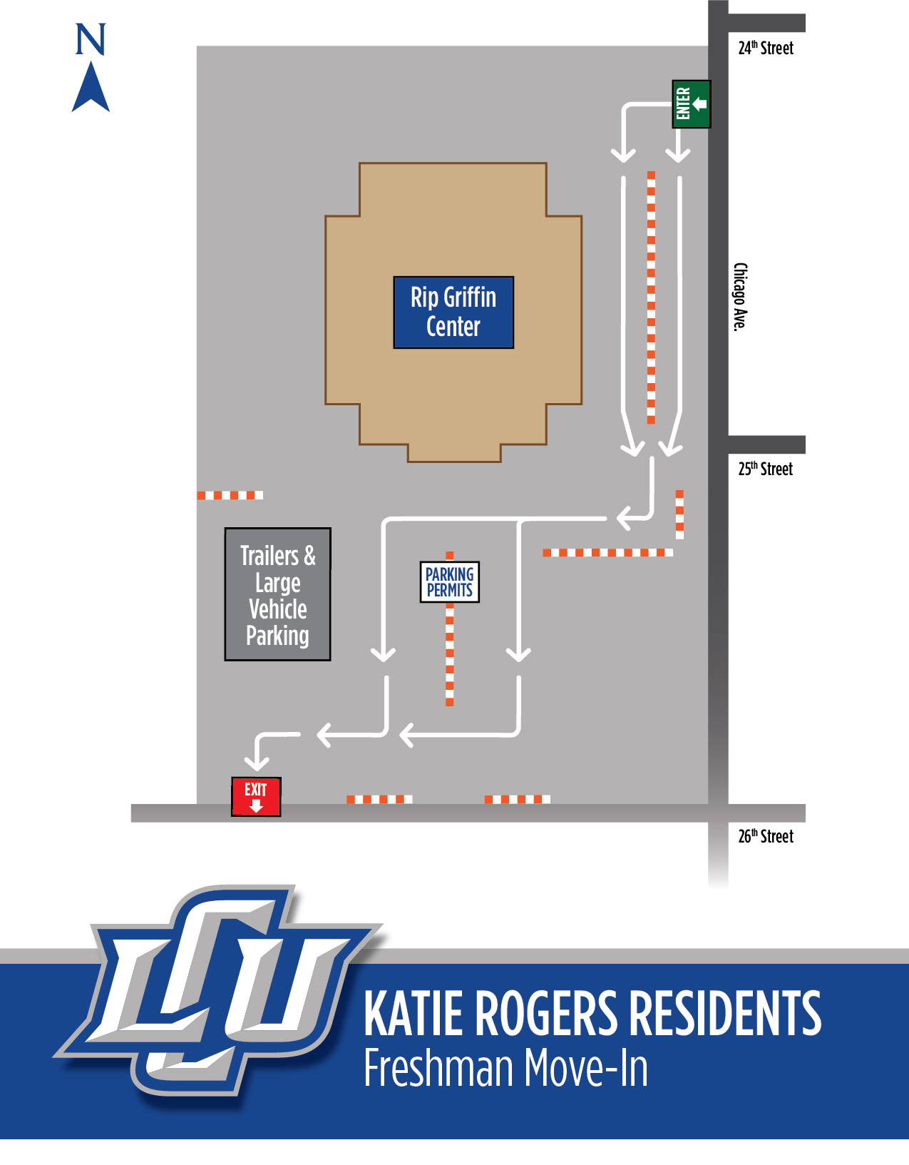 LCU: Parking Directions for Women's Residence Hall
